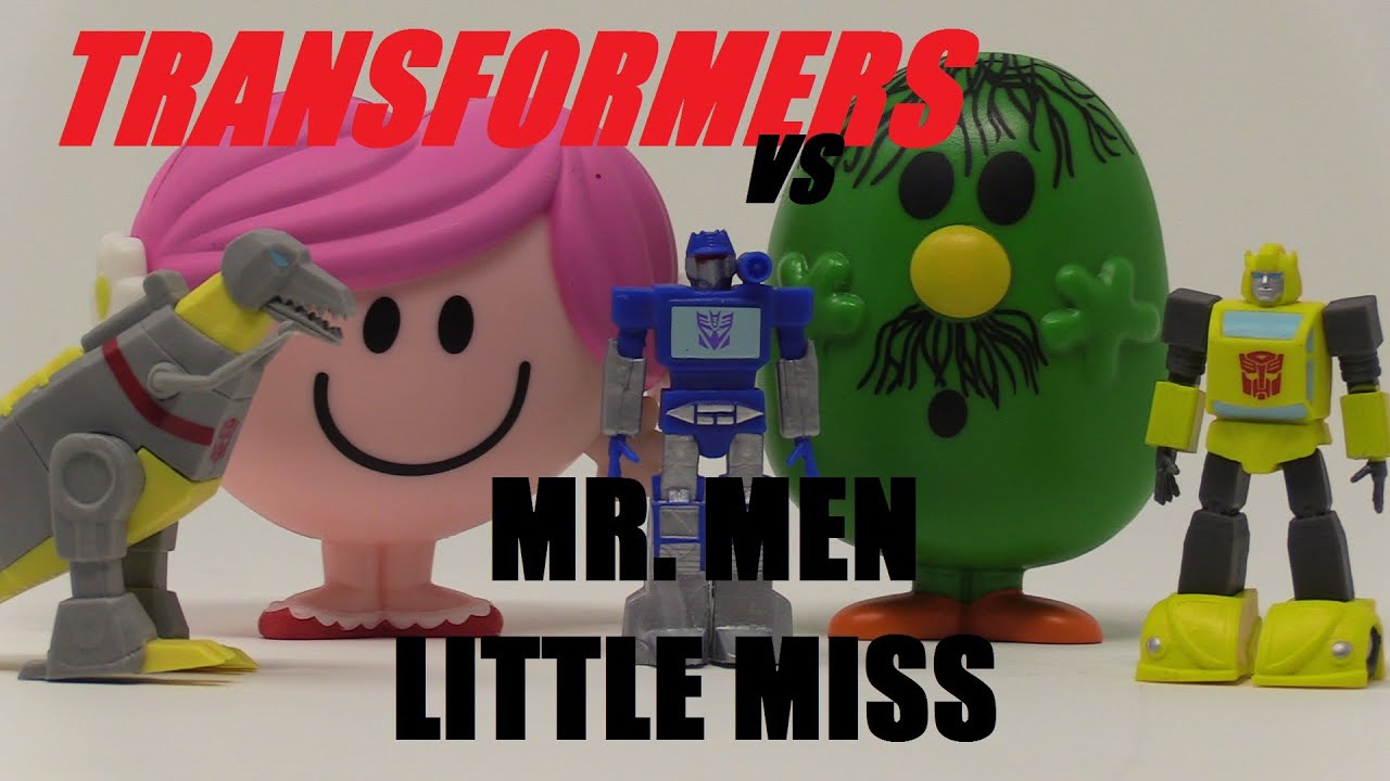 Dollar Tree Transformers G1 Mini Figurines vs Happy Meal Little Miss ...