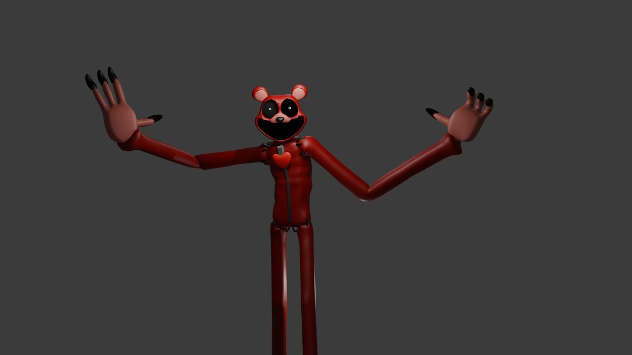 bobby bearhug bigger body model prisma 3D and blender - YouTube