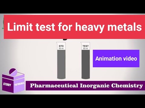 Limit test for heavy metals/ Inorganic chemistry / Animation videos/ B ...