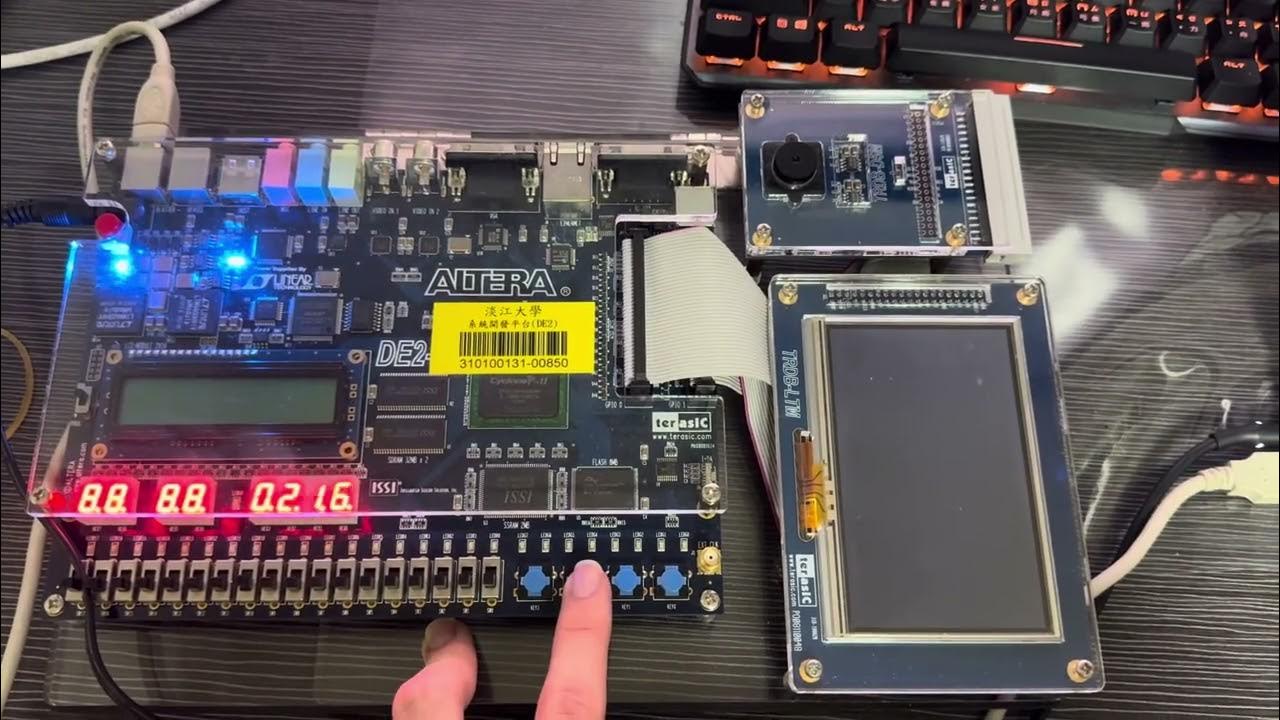 Nios II Timer碼表計時器 - YouTube