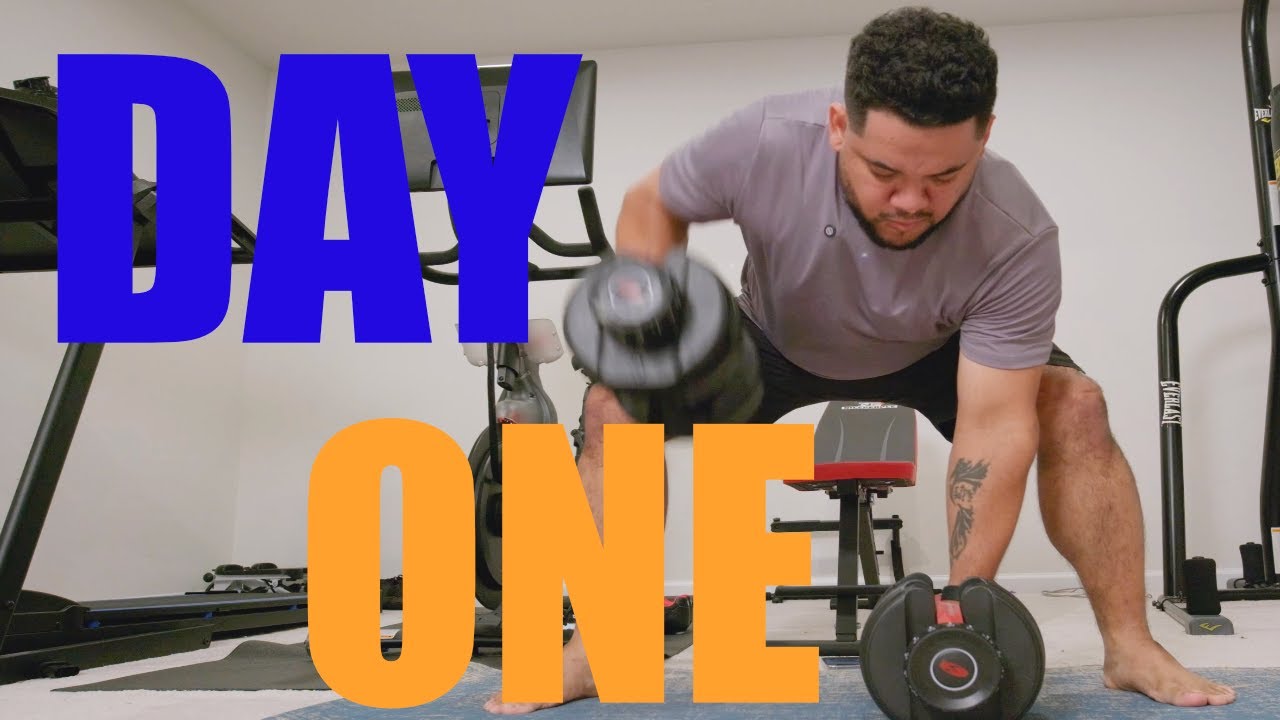 DAY 1 Workout Routine | Dumbbell Workout - YouTube