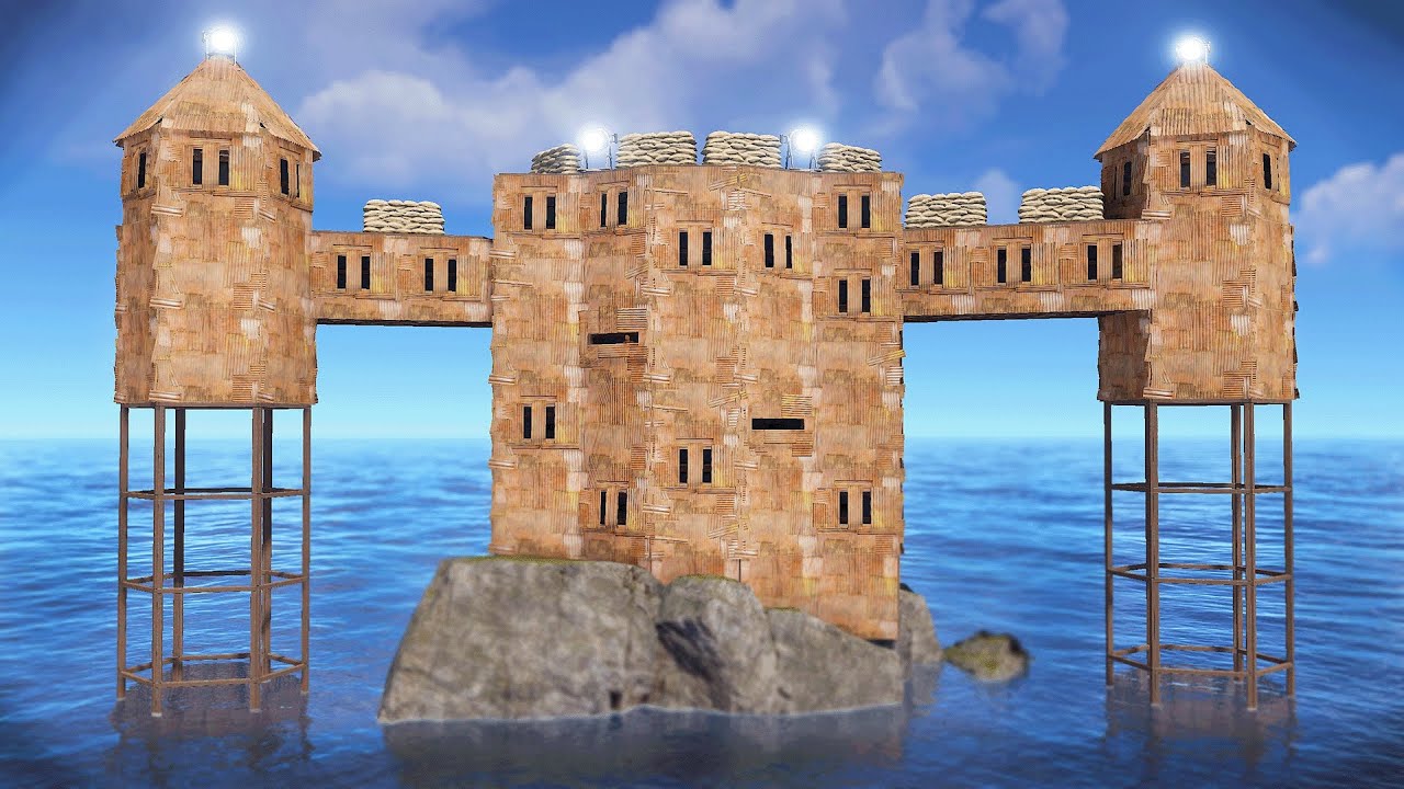 i built a solo floating fortress... - YouTube