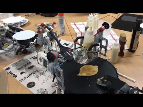 Pancake Making Robot - YouTube