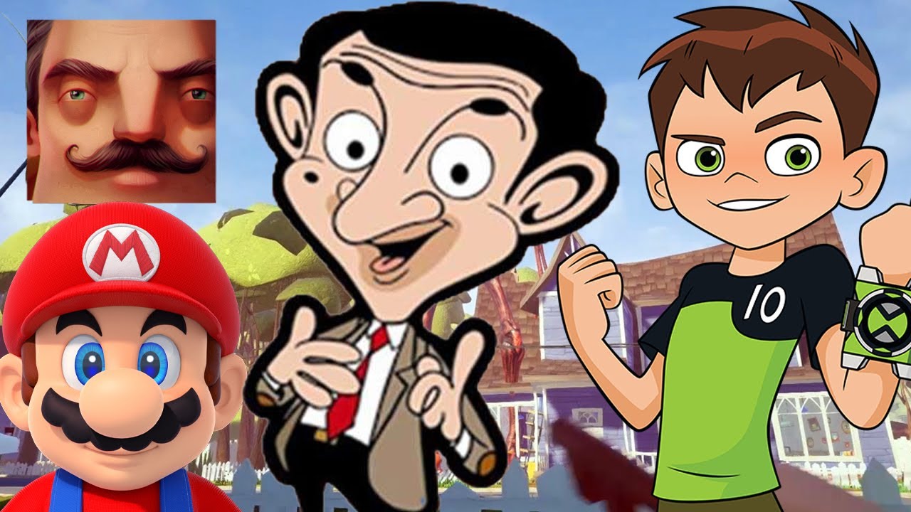 Hello Neighbor - New Neighbor Ant-Man Mr Bean Mario Ben 10 History Part ...