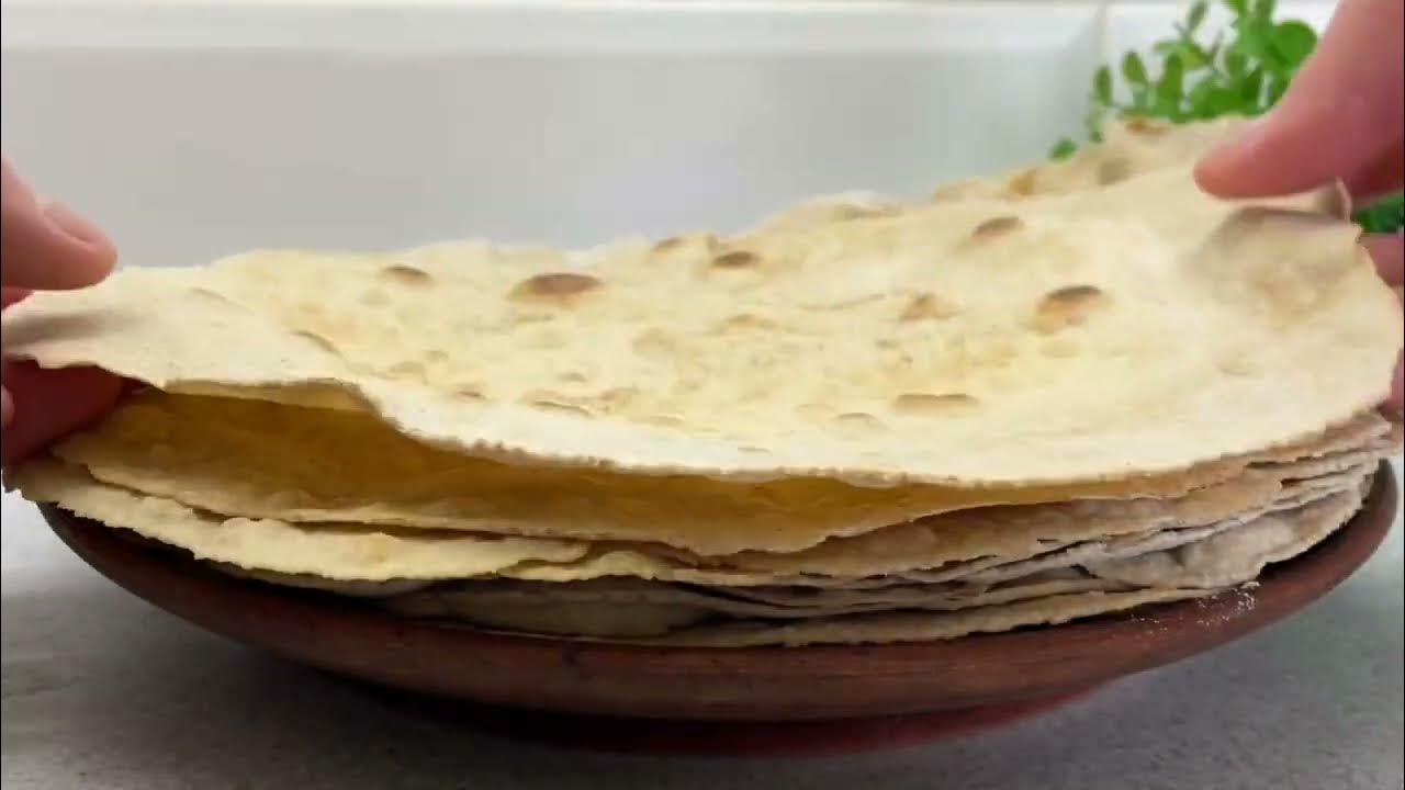 Самый нежный домашний лаваш на сковороде! Быстрый рецепт ПП лаваша ...