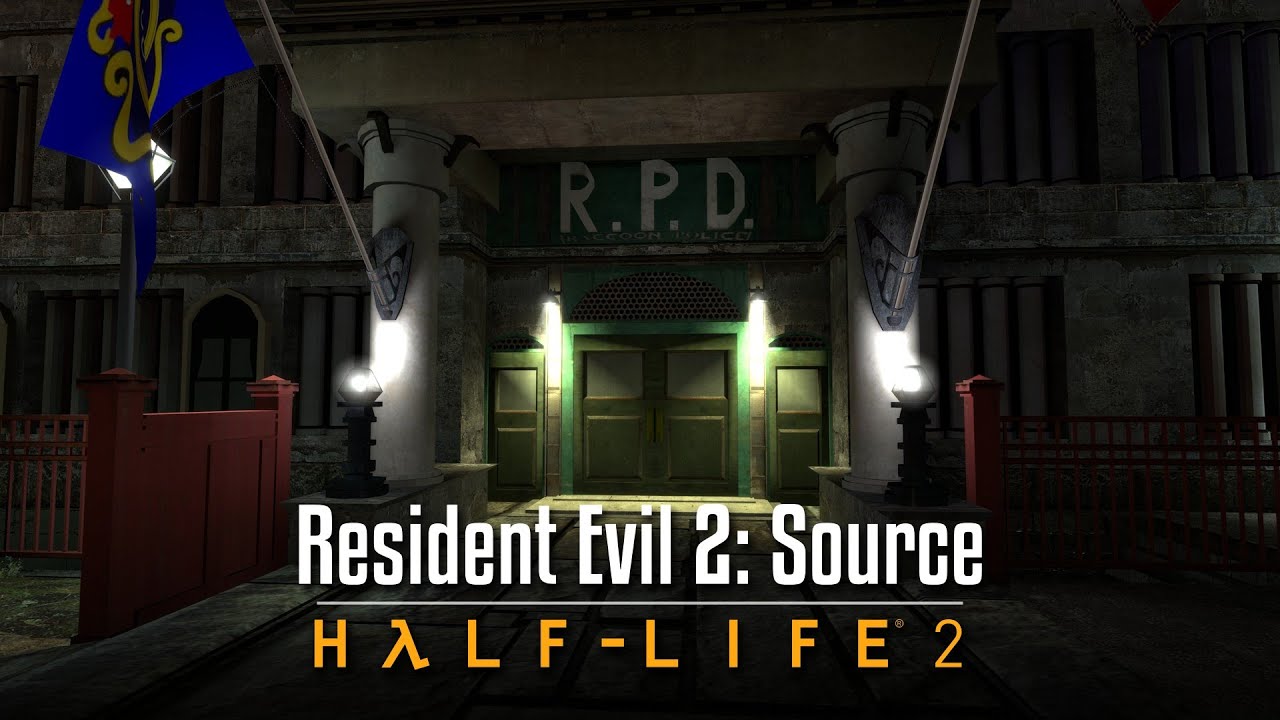 RESIDENT EVIL 2: SOURCE Full Walkthrough No Commentary | HALF-LIFE 2 ...