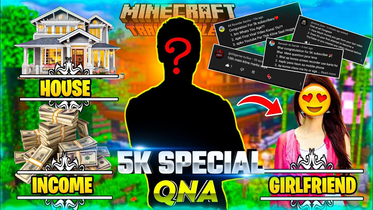 MY FIRST QNA VIDEO || 5K SUBSCRIBER SPECIAL QNA VIDEO [QNA] || YOUTUBE ...