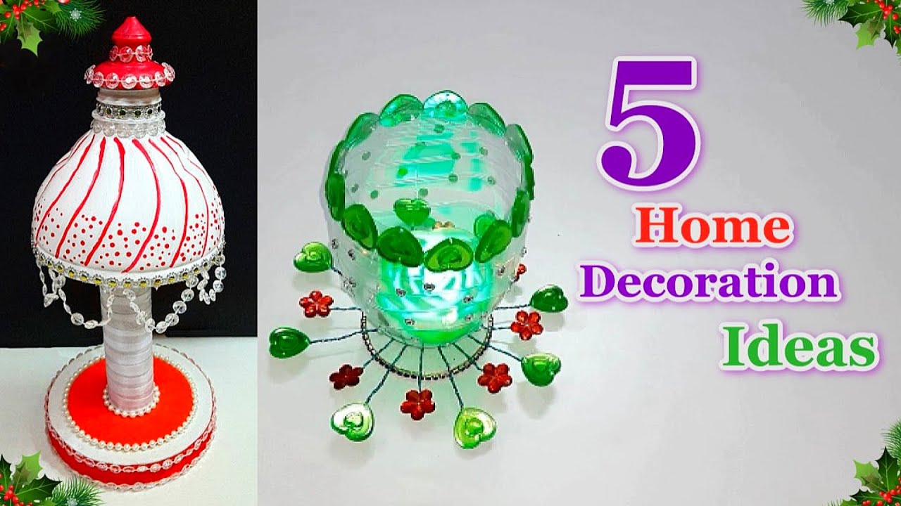 5 Easy Home decoration ideas from Waste Plastic Bottle | DIY Best Out ...
