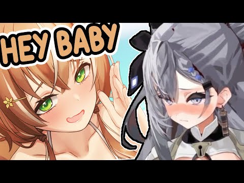 Mommy Ayunda being 𝑭𝒍𝒊𝒓𝒕𝒚 to Zeta 【Vestia Zeta & Ayunda Risu】