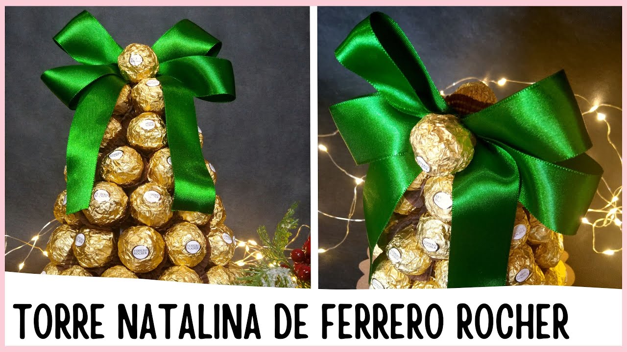 DIY NATAL: Como Fazer Árvore de Ferrero Rocher I Ideia Fácil para ...