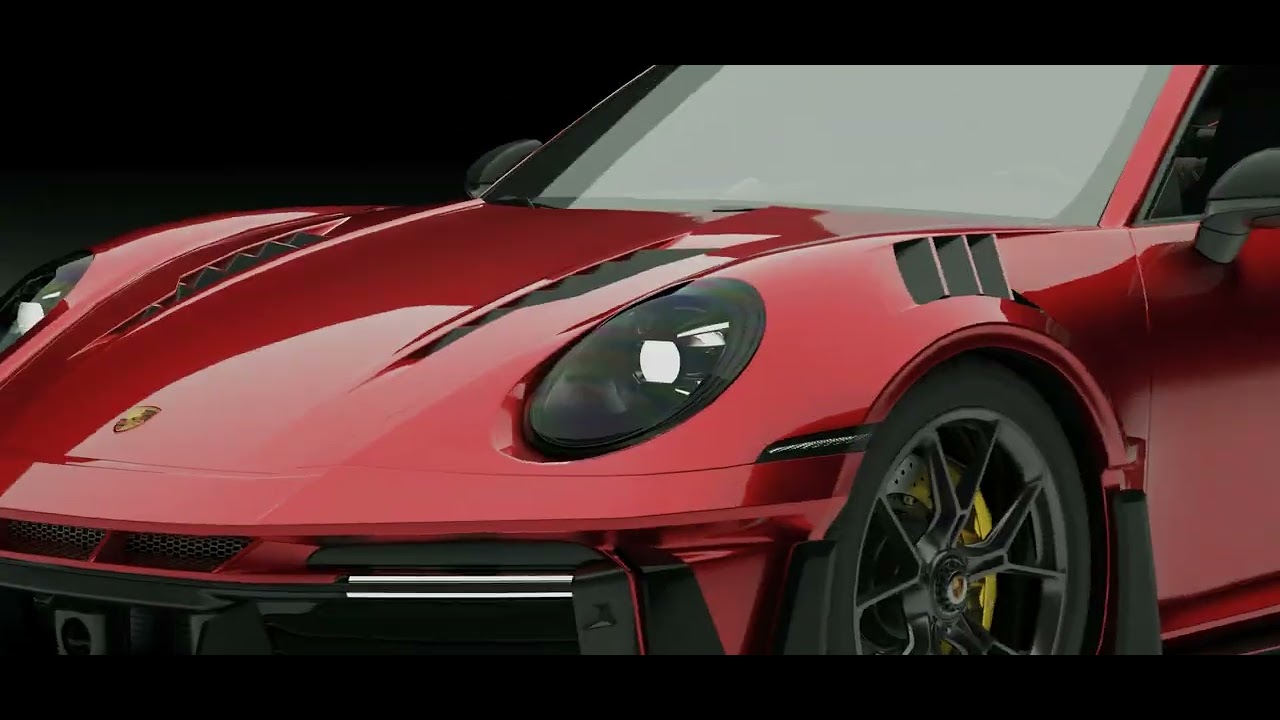 Dark Red Porsche 911 | 4K HDR - YouTube