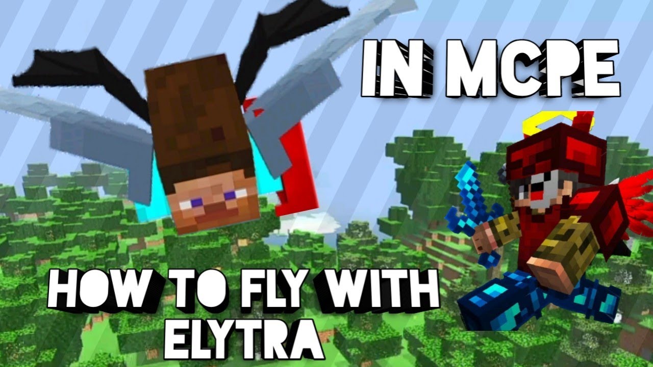 How to fly with Elytra | Minecraft Pocket Edition - YouTube