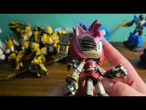 Sonic Prime Rusty Rose action figure review - YouTube