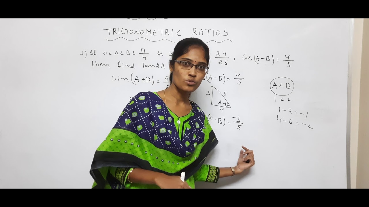 TRIGONOMETRIC RATIOS (IPE)MATHS 1A- PART-1 - YouTube
