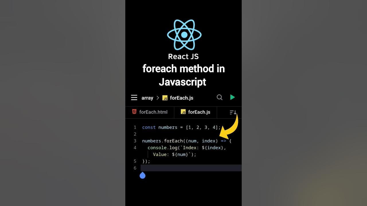 Master forEach() in JavaScript in 60 Seconds! 🔄 #Shorts#short#javascript #js#foreach#reactjs# ...