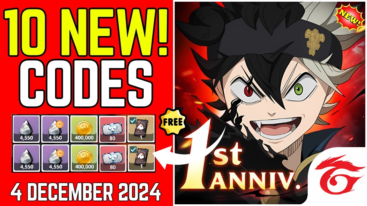 *NEW DECEMBER* BLACK CLOVER M REDEEM CODES 2024 DECEMBER|BLACK CLOVER M ...