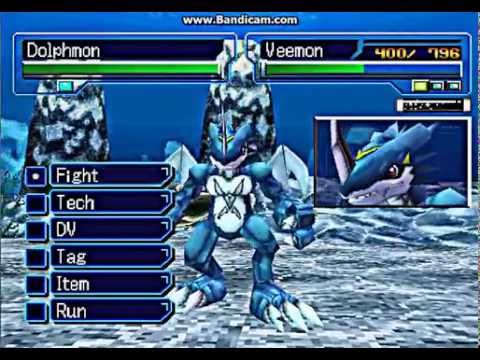 Digimon World 3 Exveemon vs Dolphmon - YouTube
