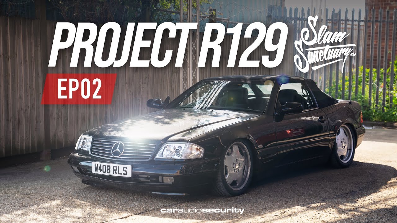 Project R129 Gets Slammed! Episode 2 | Car Audio & Security - YouTube