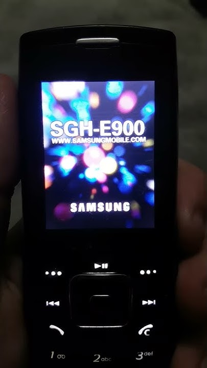 Samsung SGH-E900 Startup and Shutdown (NKYT Request) - YouTube