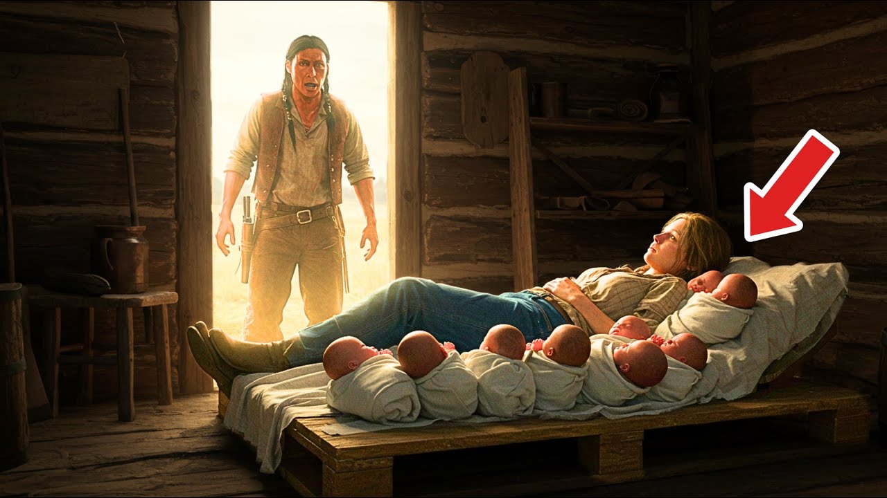 She Gave Birth to 8 Babies — An Apache Warrior Saw Them and Went Pale ...
