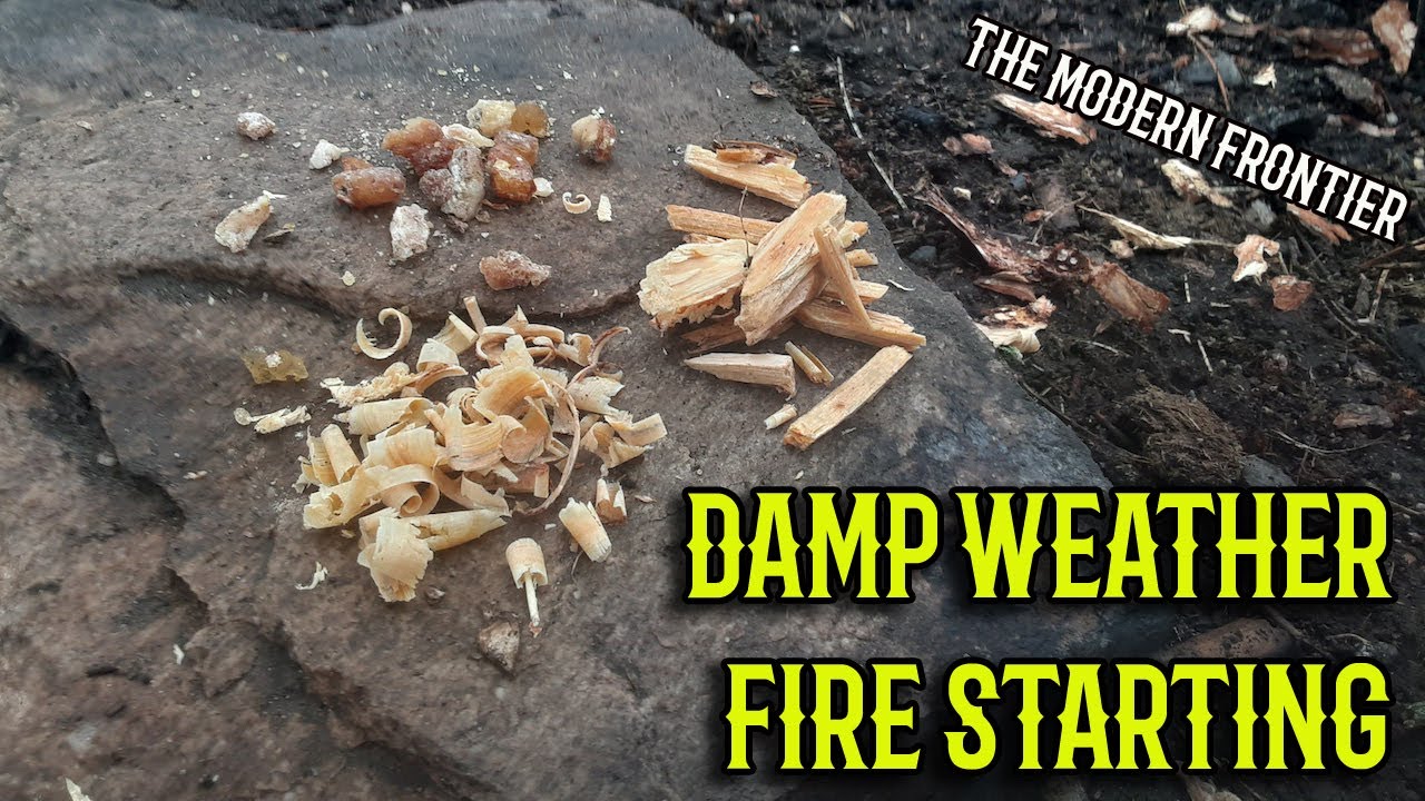 Modern Frontier - Damp Weather Ferro Rod Fire Starting - YouTube