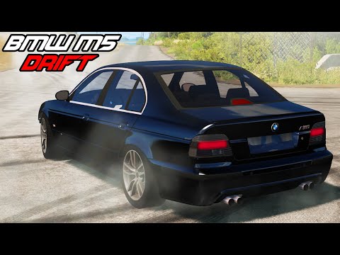 BMW M5 E39 İLE SANAYİDE DRİFT SHOW !! BEAMNG DRİVE BMW M5 E39 MOD !! T300RS