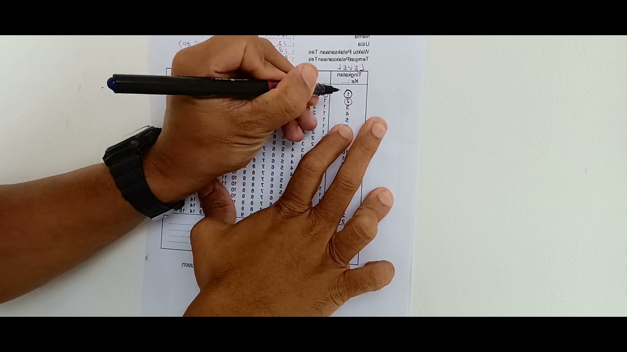 CARA MENILAI BLEEP TEST MENGGUNAKAN FORMULIR - YouTube