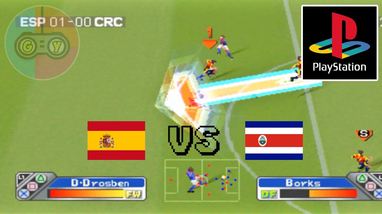 SPANYOL VS KOSTA RIKA | PLAYSTATION GAME PS1 | FIFA WORLD CUP 2022 ...