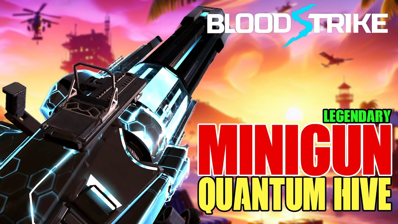 SKiN BARU! LEGENDARY MiNiGUN QUANTUM HiVE SANGAT BiYUTiPUL 😂 Blood ...