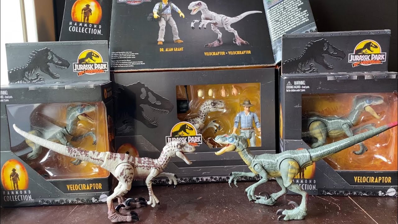 JP/// Hammond Collection Velociraptor Pack Building - YouTube