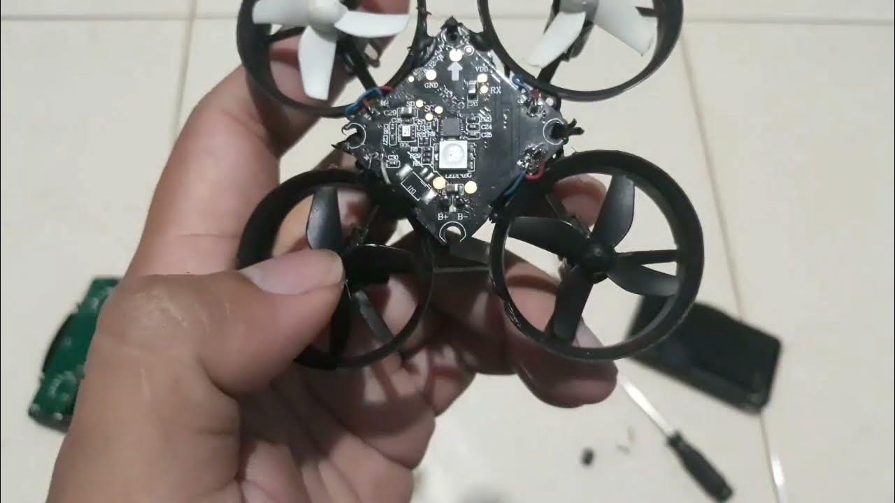 CARA UPGRADE DRONE APEX GD-65A PAKAI FRAME DAN MOTOR EACHINE E011 DAN UPGRADE BATERAI REMOTE ...