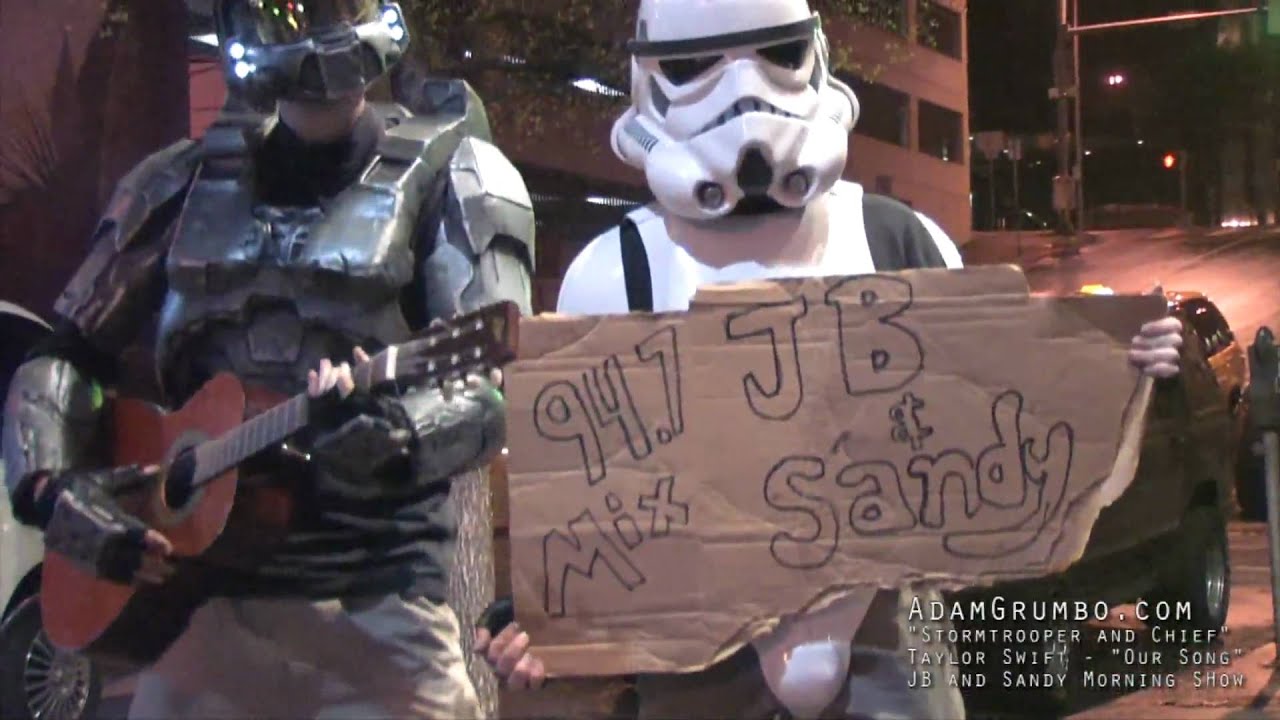 Master Chief and Stormtrooper Want to See Taylor Swift - Mix 94.7 - YouTube