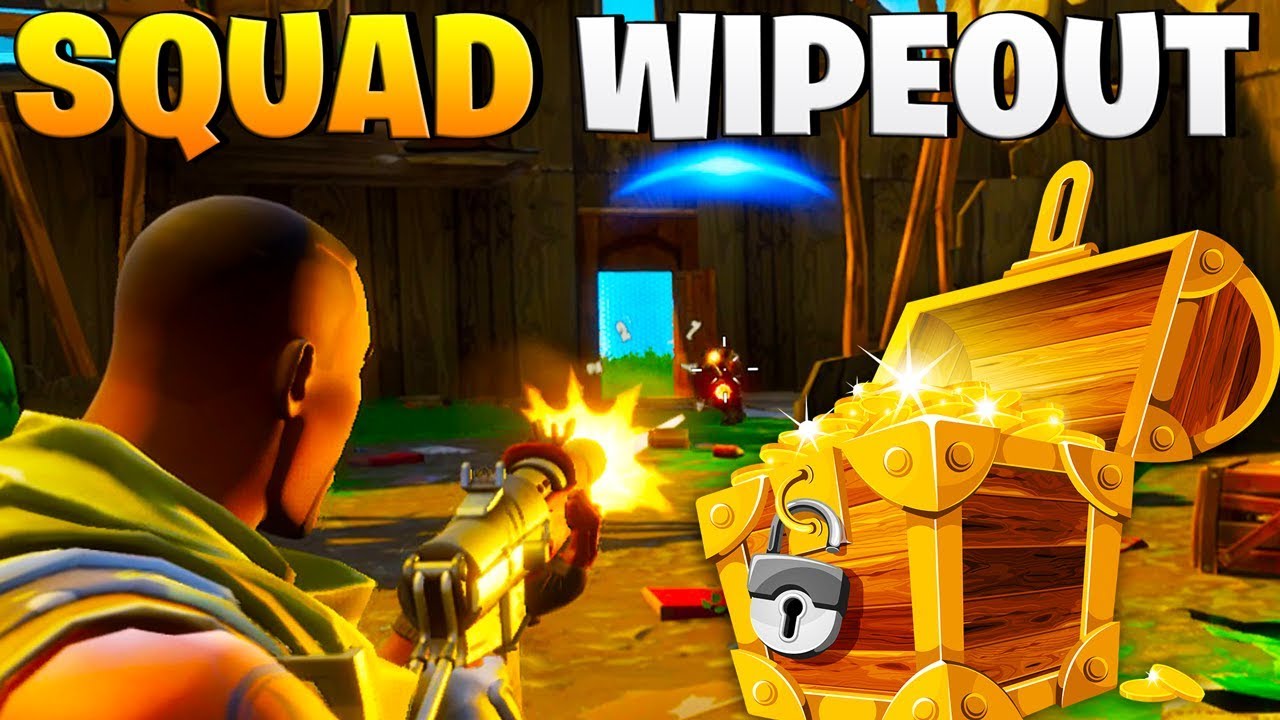 FORTNITE SQUAD WIPEOUT! | FORTNITE RARE LEGENDARY LOADOUT RAMBO ...