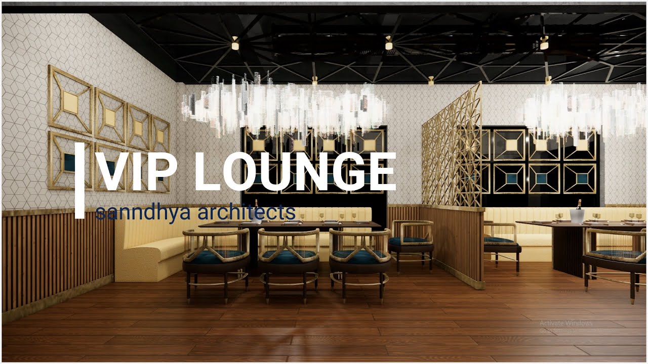 Restaurant | VIP Lounge | Sanndhya architects - YouTube
