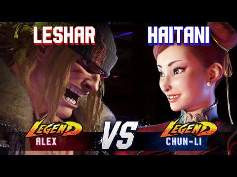 SF6 ▰ LESHAR (Alex) vs HAITANI (Chun-Li) ▰ High Level Gameplay