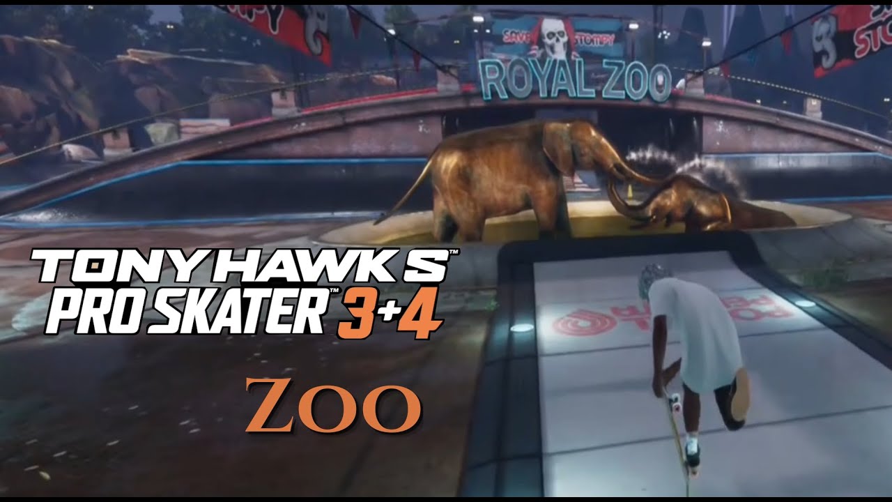 Zoo - All Goals, Stats, Cash and Secrets - Tony Hawk's Pro Skater 3 + 4 ...