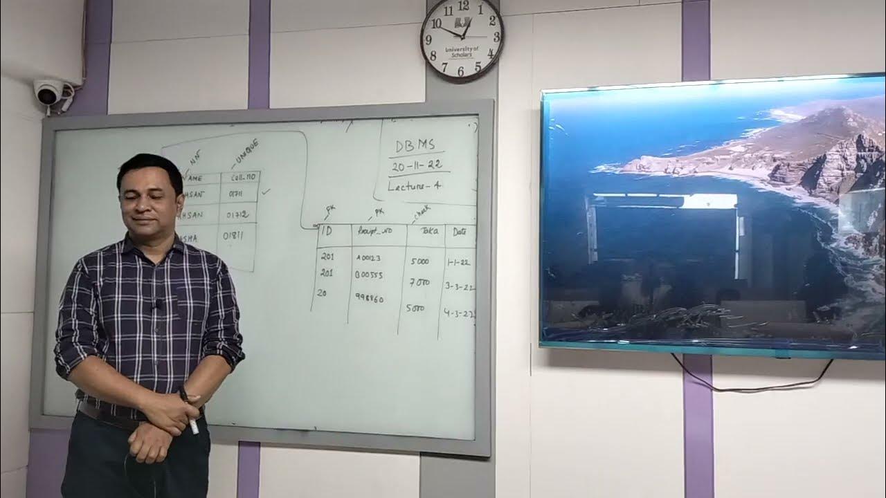 Database Management System | Lecture-04 | CSE | Ahsan Arif | University of Scholars - YouTube