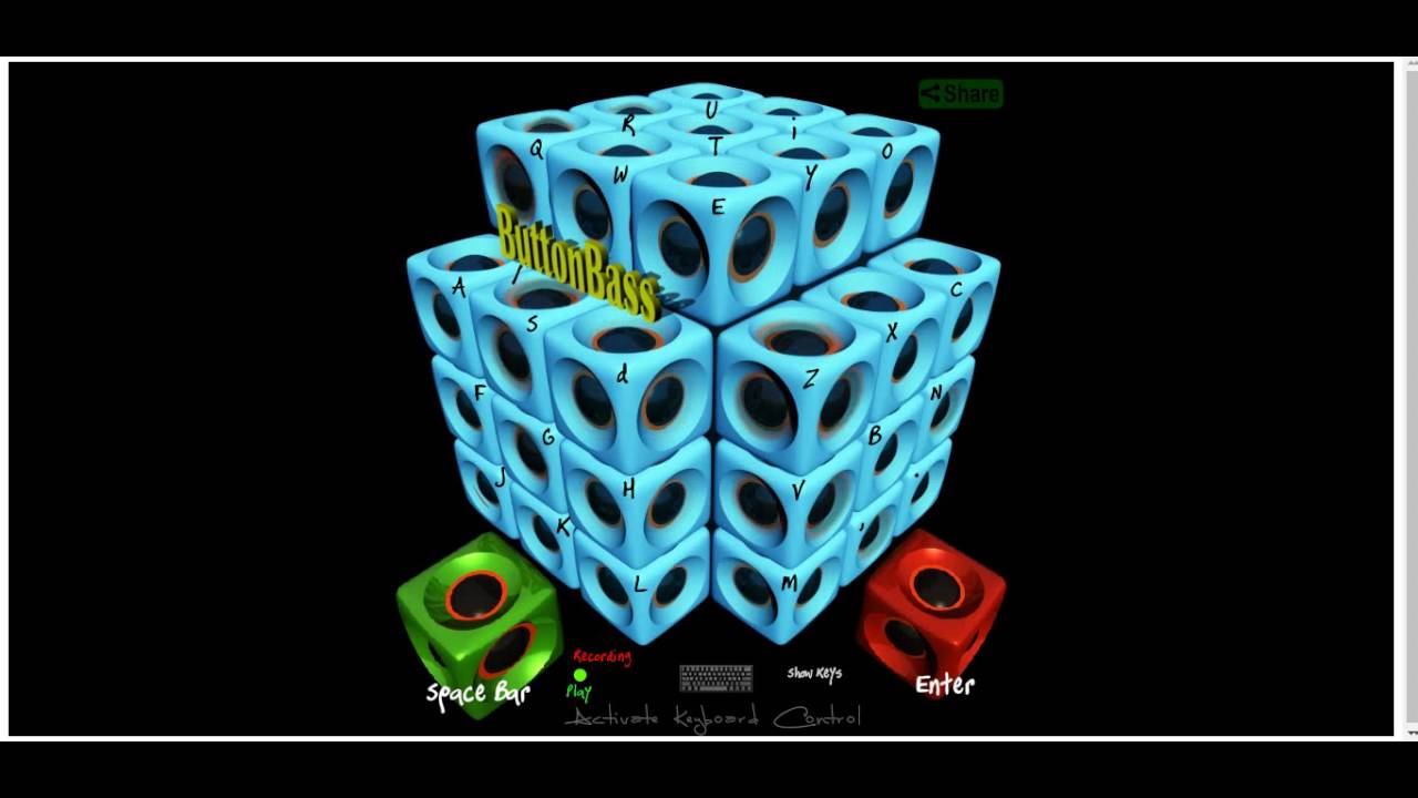 ButtonBass piano online!!! - YouTube