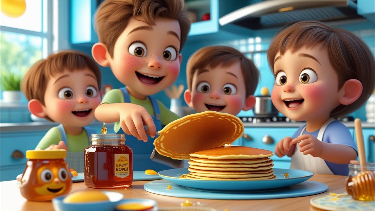 Breakfast nursery rhymes for kids| kids song|breakfast song for ...