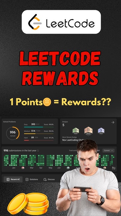 LeetCode Rewards Explained! | How to Earn Coins & Redeem Gifts 🎁 #facts #leetcode #shorts - YouTube