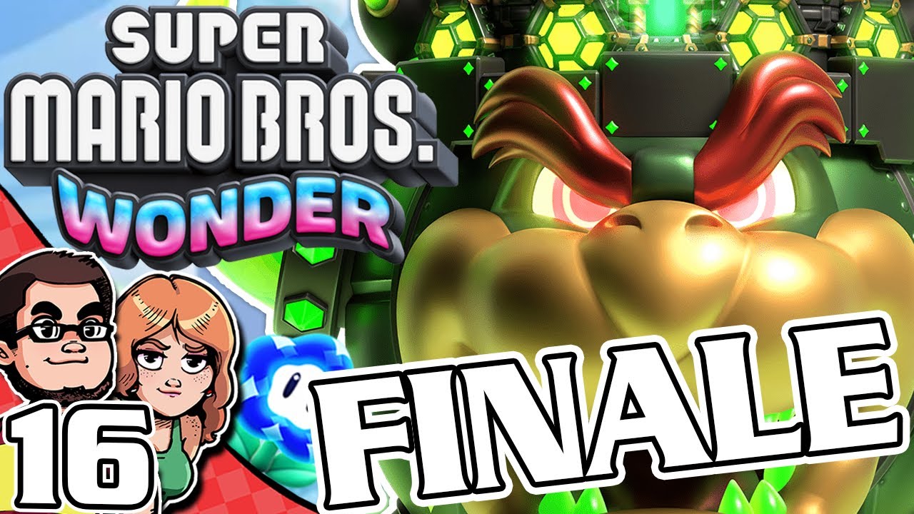 Bowser Does A BIG WONDER | 16 | Lets Play Super Mario Wonder Multiplayer (FINALE) - YouTube