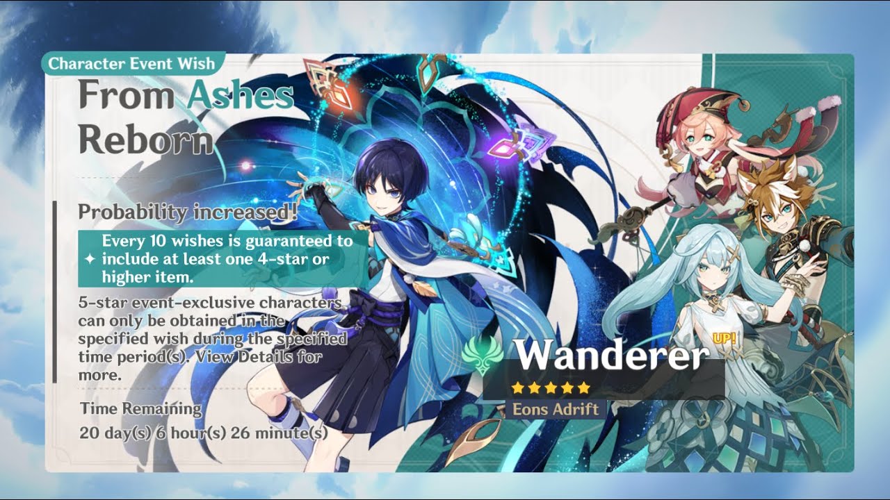 Wanderer Banner | Genshin Impact - YouTube