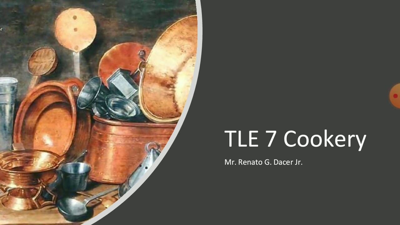 TLE 7-Cookery Material Commonly Found in Our Kitchen. #SirTheSir - YouTube