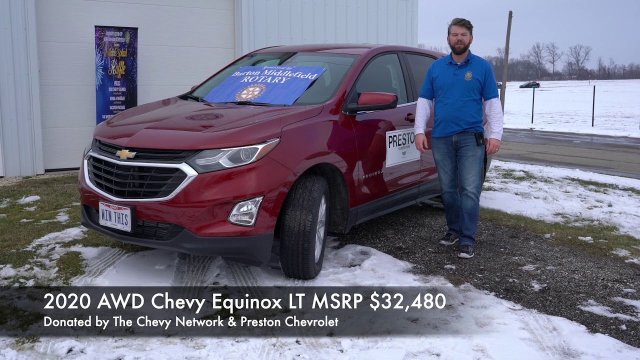 Maple Splash Raffle 2020 Chevy Equinox - YouTube