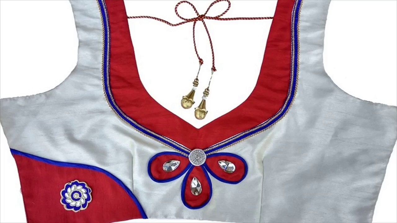 Blouse Back Neck Designs With Piping - YouTube