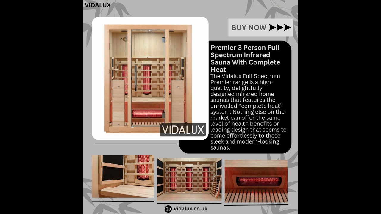 How to Install Your Vidalux Full Spectrum Sauna: A Step-by-Step Guide - YouTube