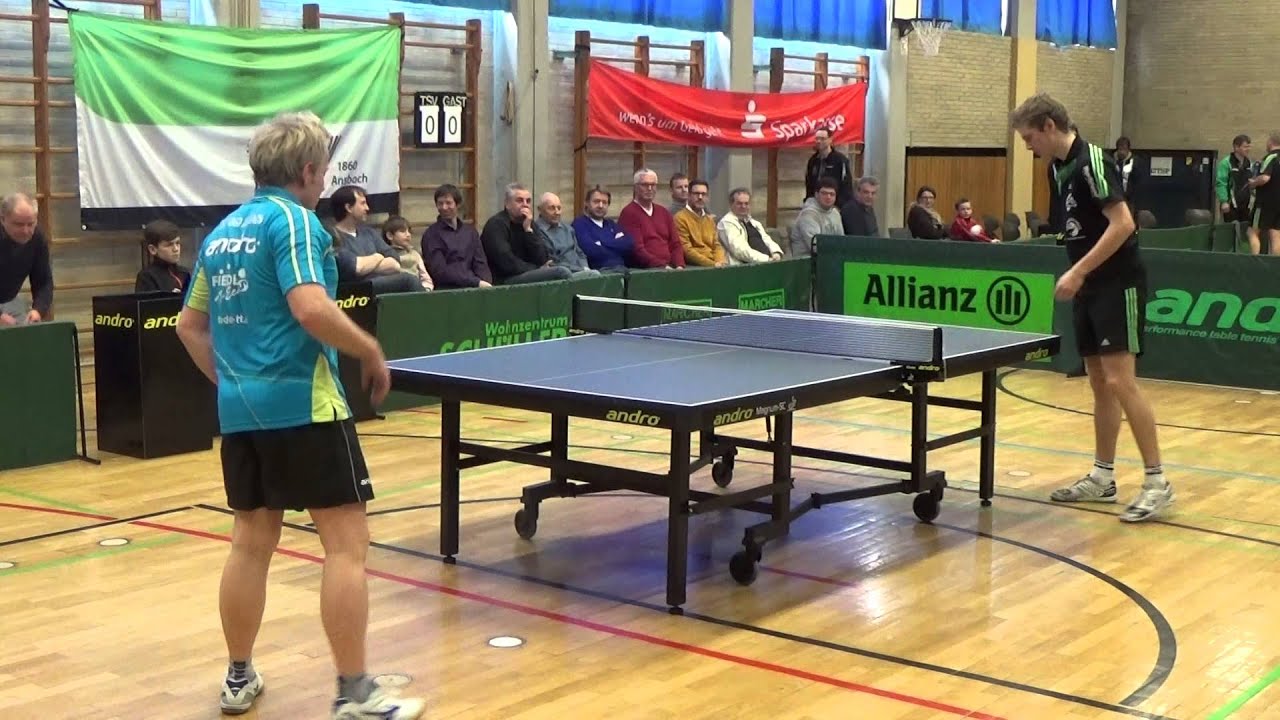 Torben Wosik vs Max Heeg 1 Oberliga Bayern TSV Ansbach vs Rosenheim ...