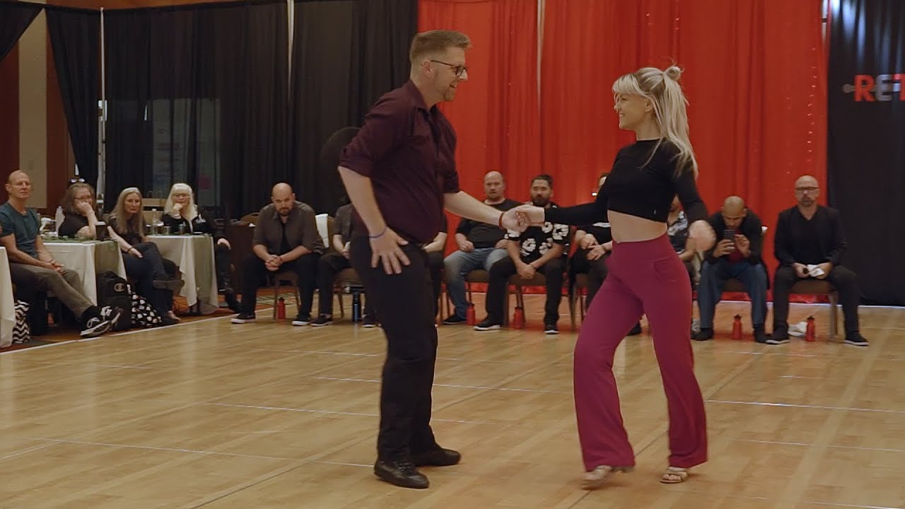 Andrew & Jen - Retaliation Swing 2024 All Star WCS Jack & Jill Finals - YouTube