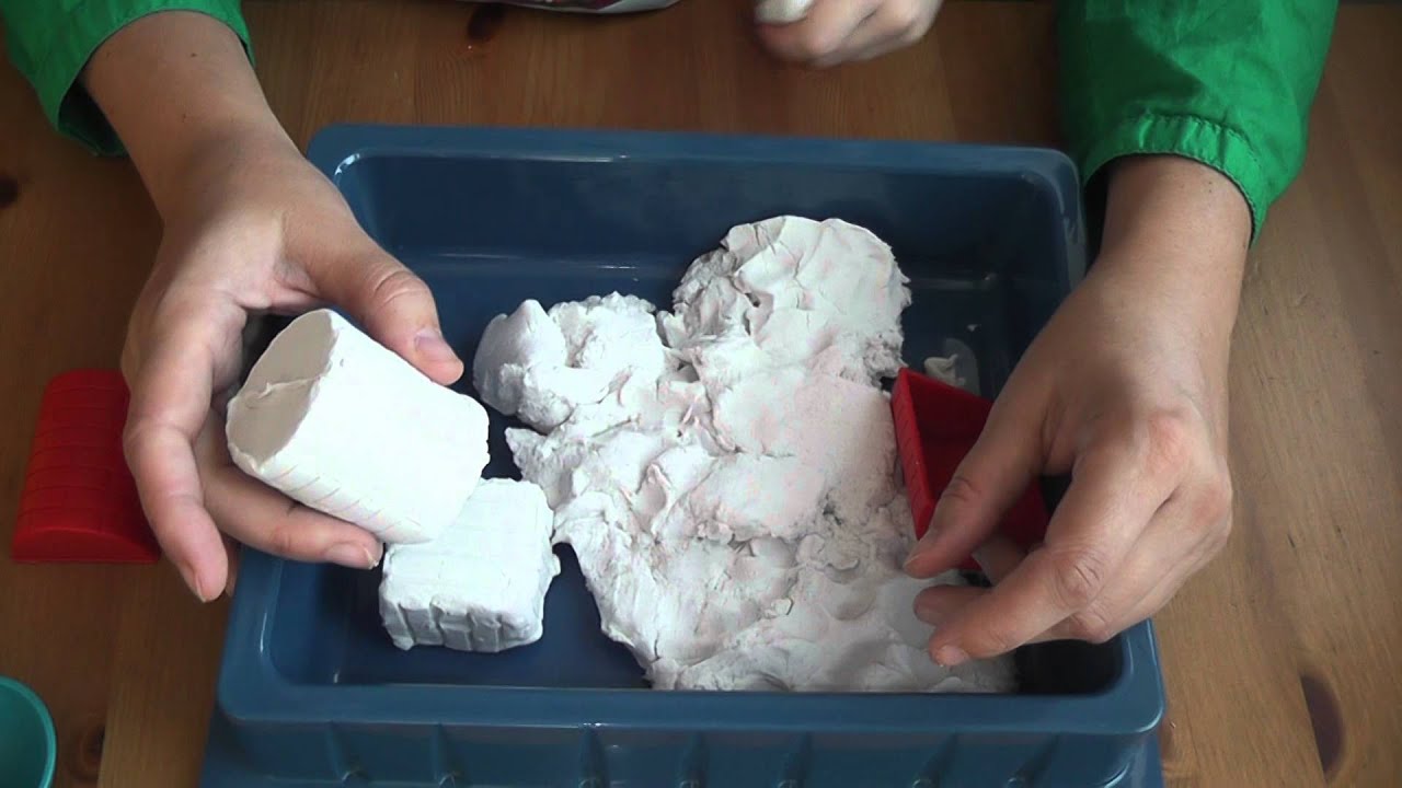 Super Sand Test Alternative zum echten Sand/ Knete - YouTube