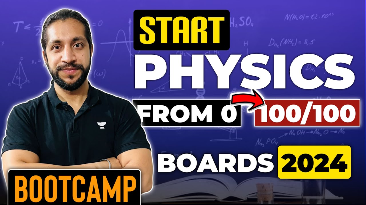 How to start Physics ? 🤔🔥| Score 100/100 | Boards 2024 Class 12 Vinod ...